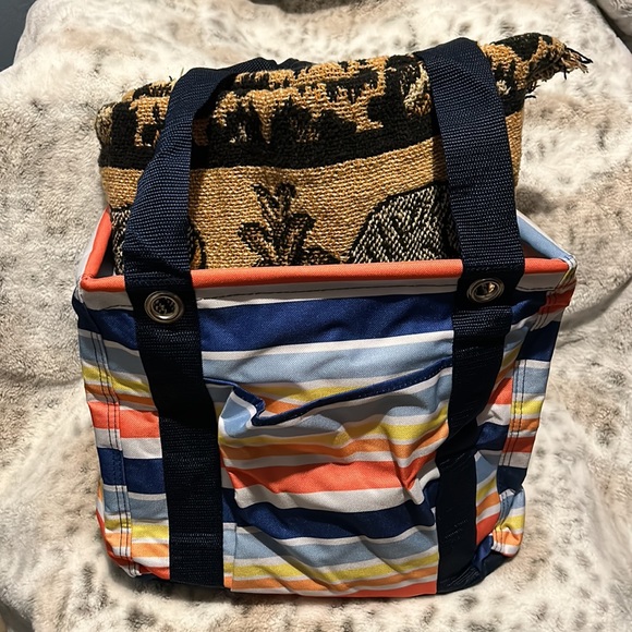 thirty-one | Bags | Brand New 3 Vista Stripe Essential Storage Tote ...